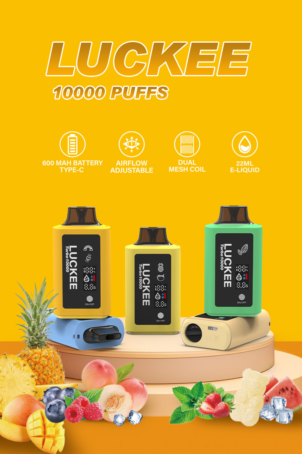 Turbo10000 - Luckee Vape Official | Global Leading Vape Brand ...