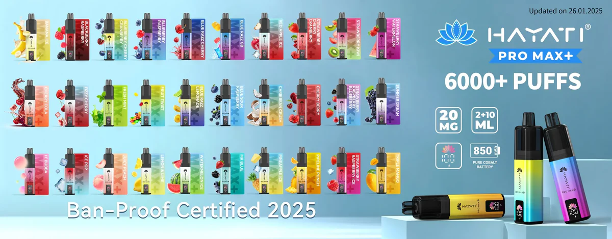 Hayati Pro Max+ 6000: A Reliable Prefilled Vape Kit For Daily Vaping ...